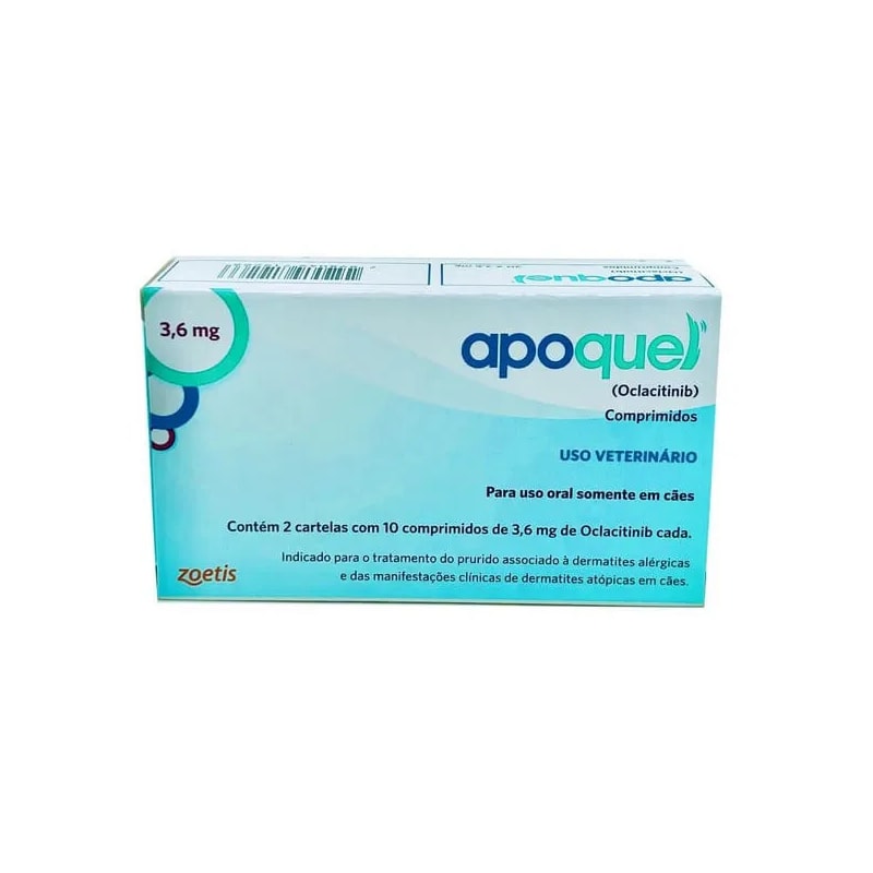 Apoquel 3,6mg - Zoetis - Águia veterinária