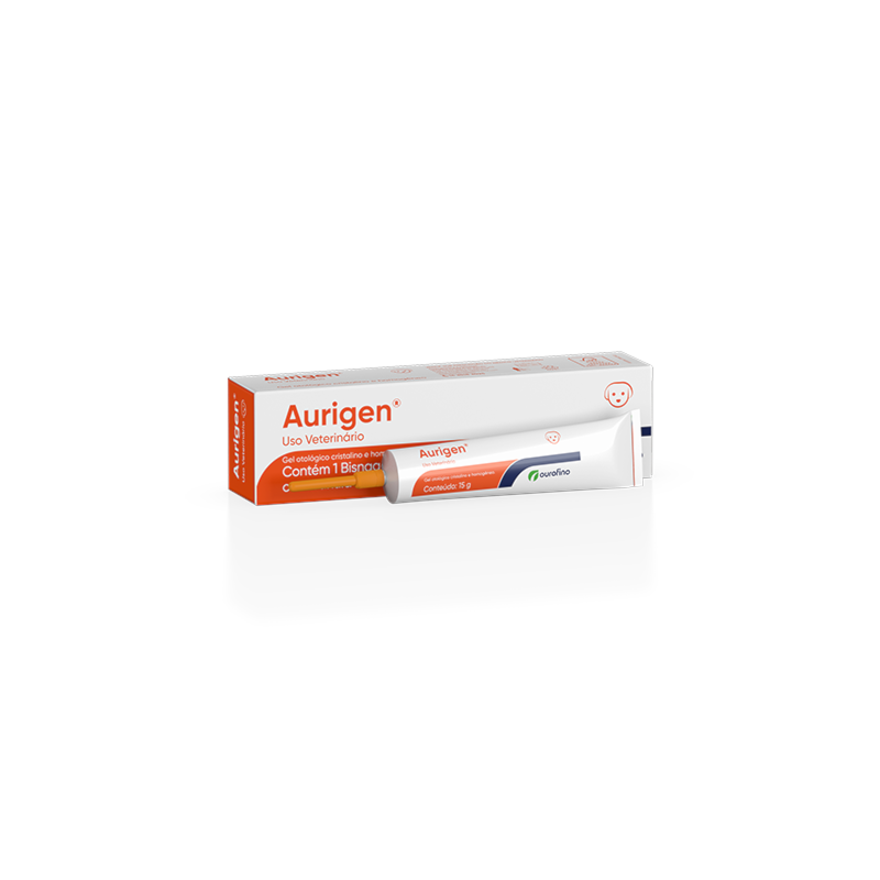 Aurigen Pomada Otológica 15g - Ourofino - Águia veterinária