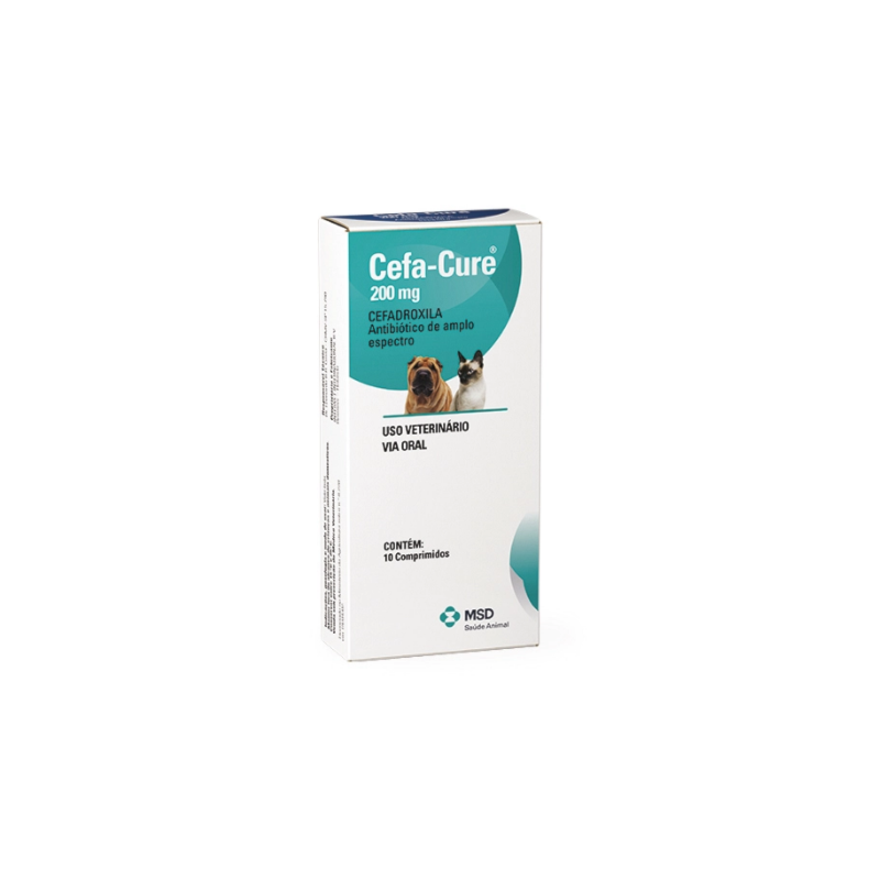CEFA CURE 200MG 10COMP - Águia veterinária