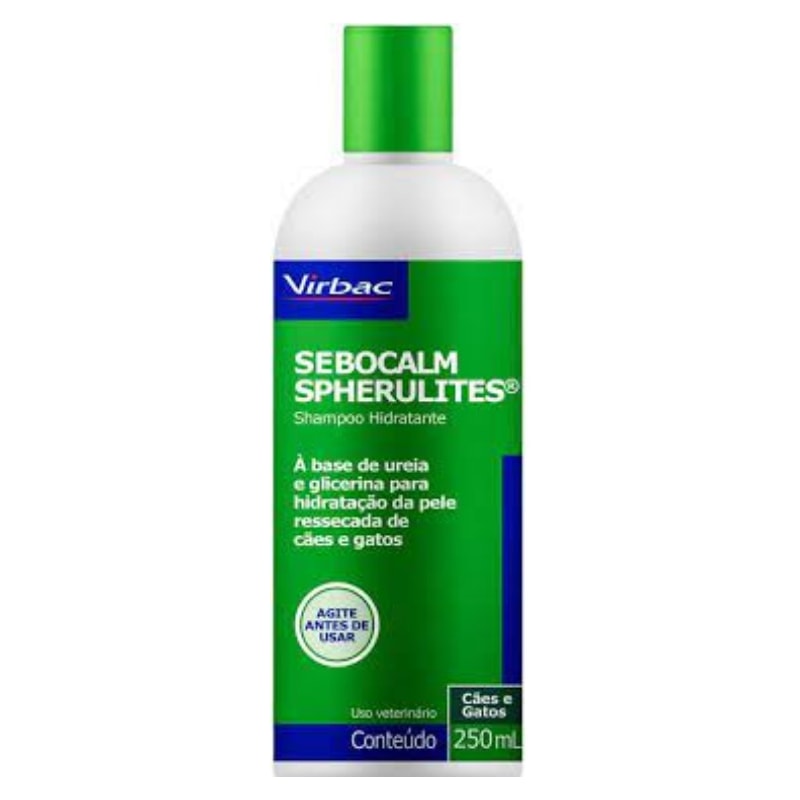 Shampoo Sebocalm 250ml - Virbac - Águia veterinária