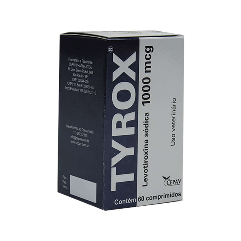 TYROX REPOSITOR HORMONAL1000MCG - Águia veterinária
